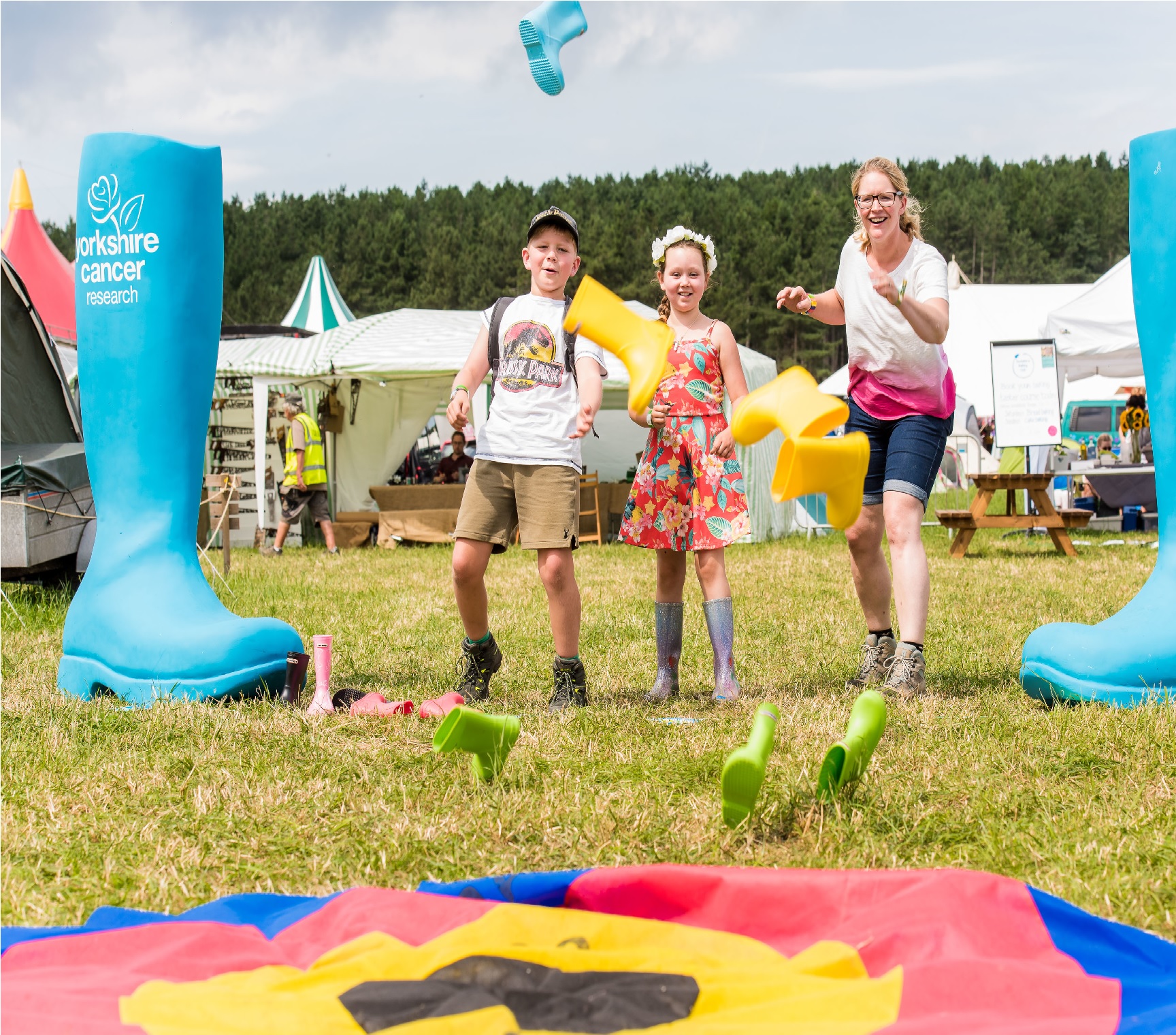 Harrogate charity launches bid for welly wanging world record