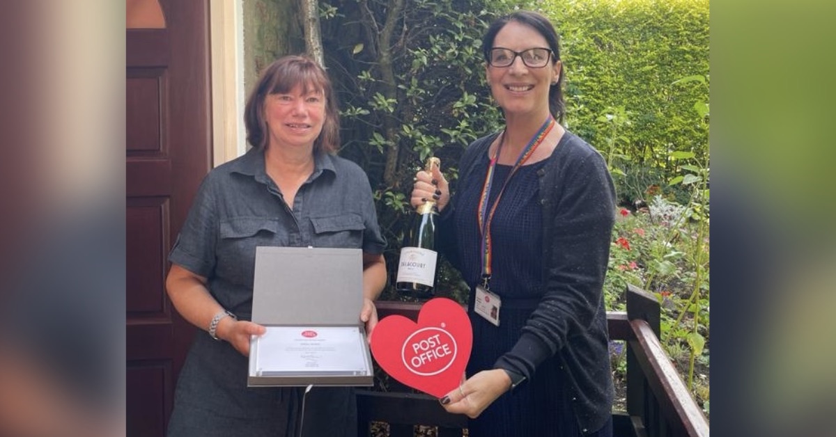 Goldsborough postmaster awarded for 30 years service