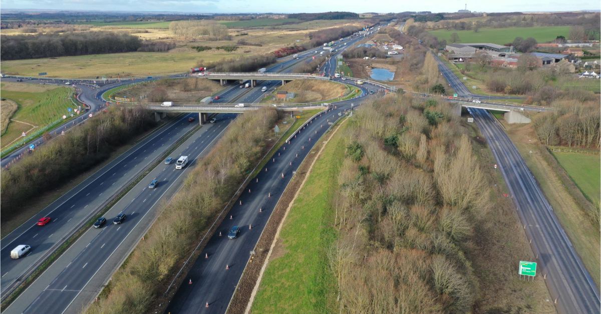 Road closure warning as delayed A1 (M) junction 47 works come to end