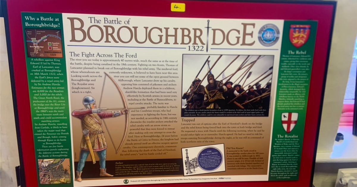 New battle trail to tell of Boroughbridge's turbulent past