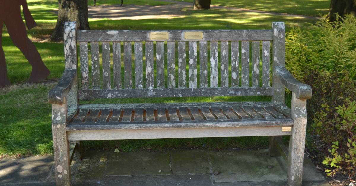 Benches are restored in Ripon's Garden of Remembrance