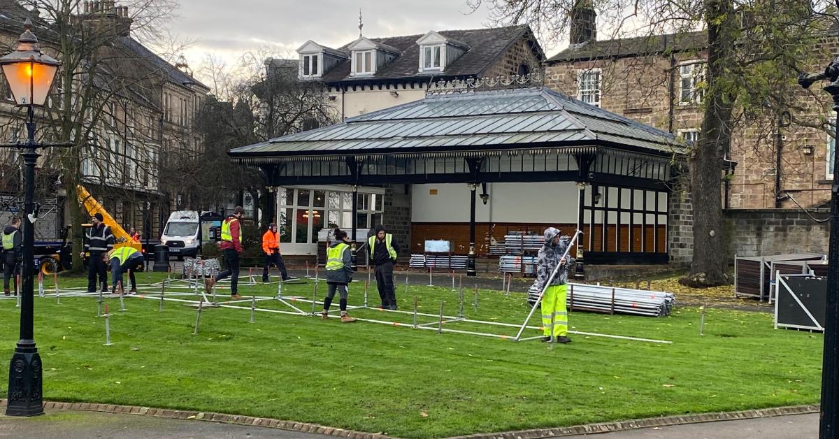 First signs of Christmas attractions appear in Harrogate