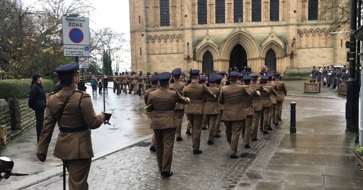 Ripon's Royal Engineers enjoy freedom of the city