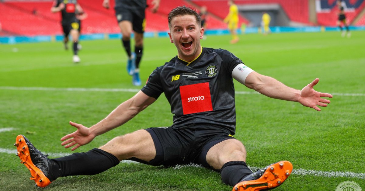 Harrogate Town captain Josh Falkingham signs two-year contract extension