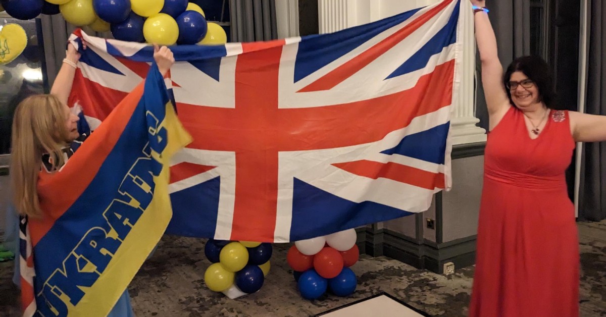Harrogate Eurovision party welcomes Ukrainians and raises aid funds