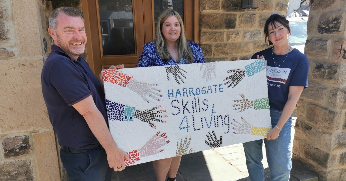 Local disability charities work together on mosaic project