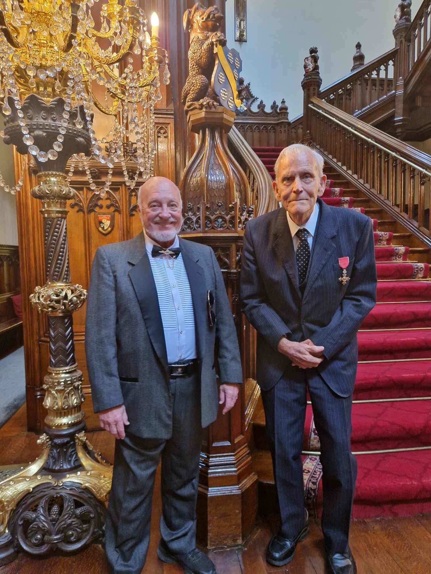 Royal recognition for the American who saved Allerton Castle