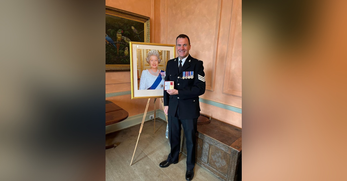 Harrogate police officer receives British Empire Medal