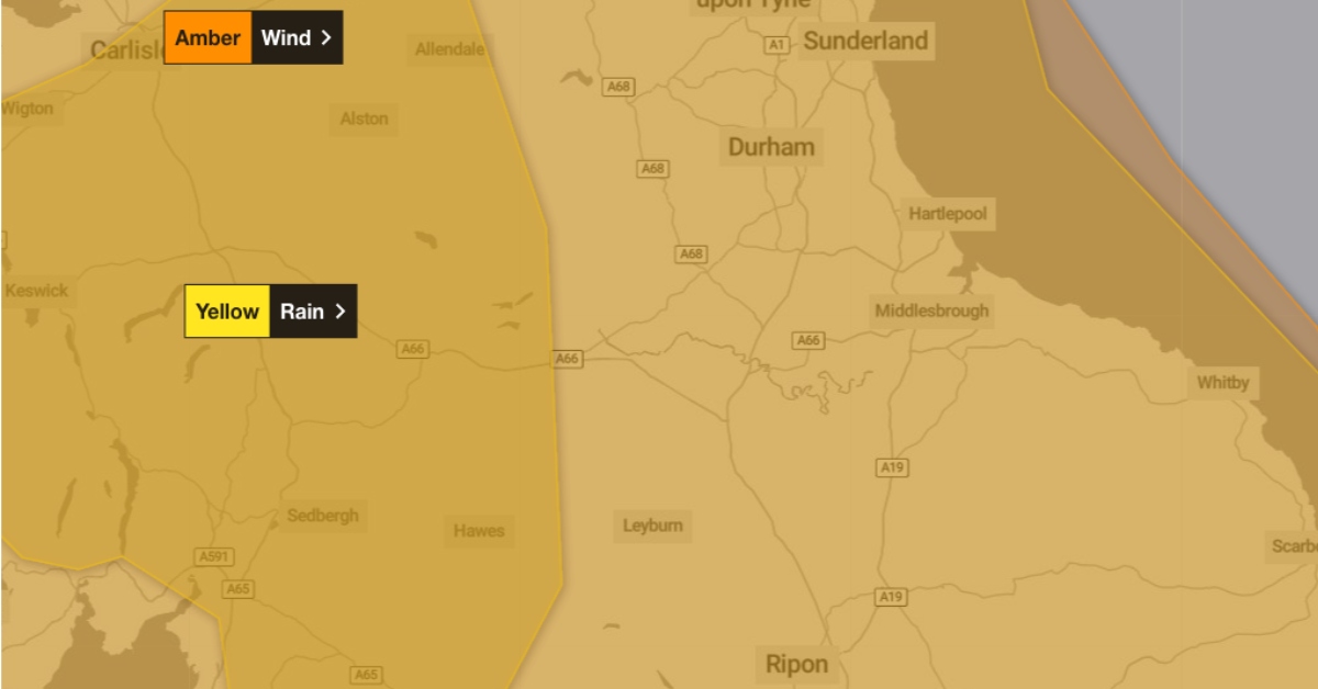 Met Office issues amber wind warning for Harrogate district