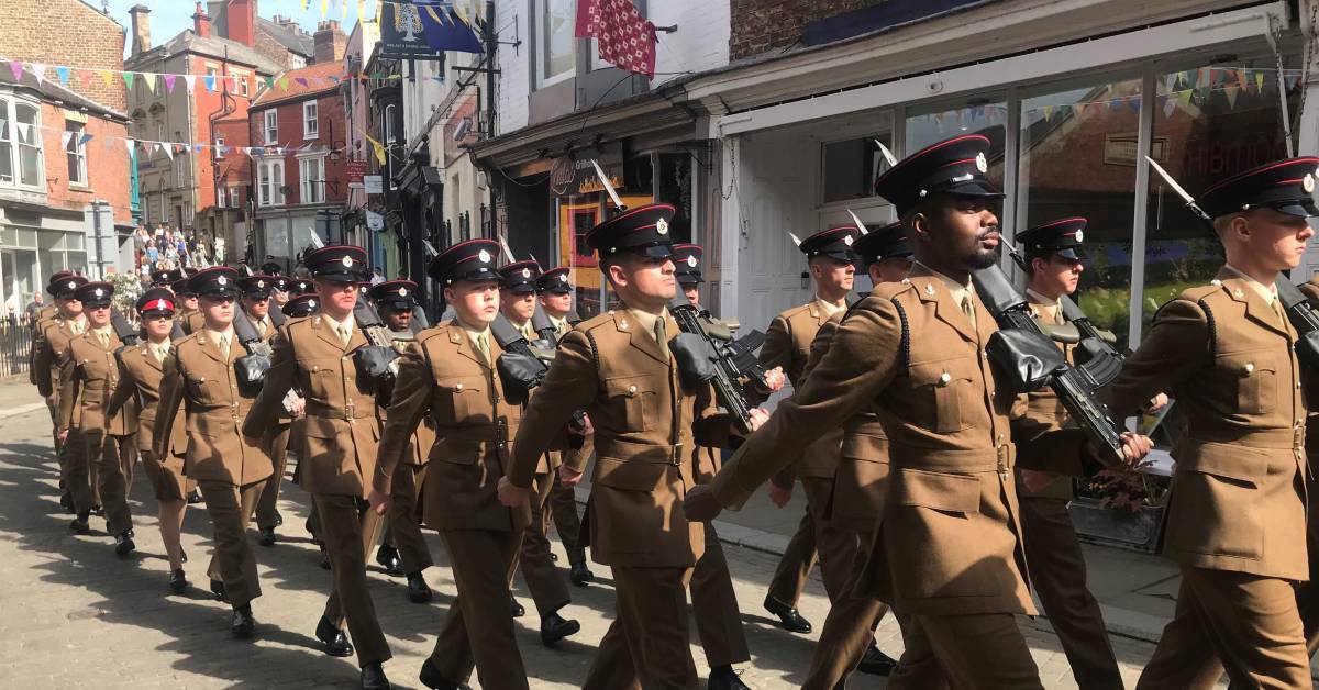 Presentation marks Royal Engineers' 75-year Ripon anniversary