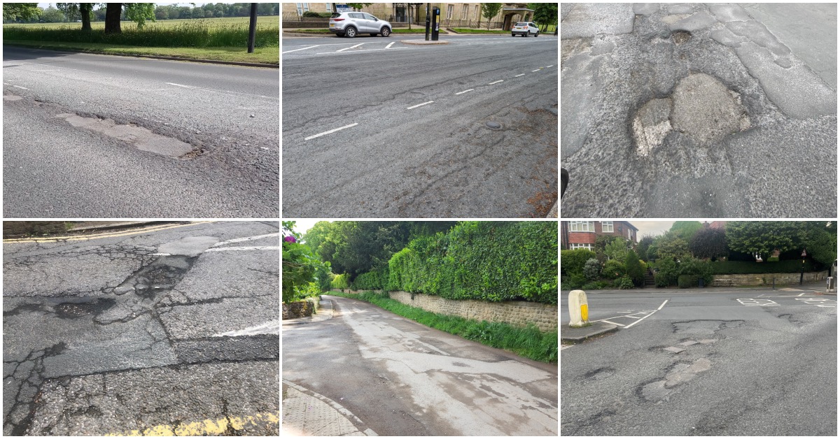 Are these the worst pothole roads in the Harrogate district?