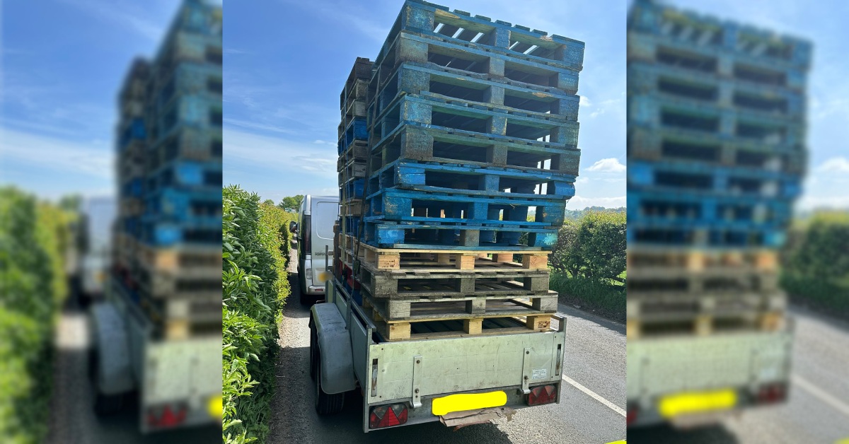 Police stop driver with 'insecure load' in Harrogate