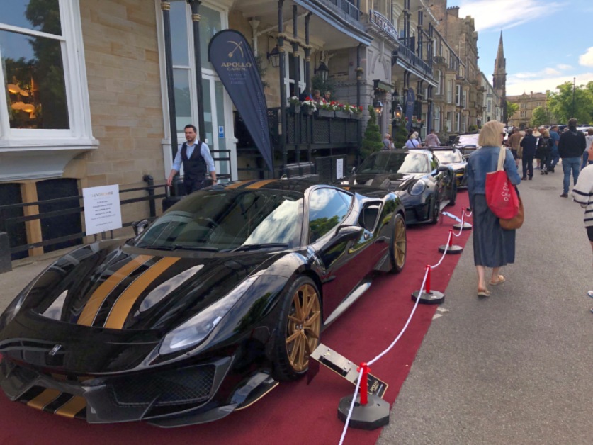 Veteran and super cars in Harrogate attract big crowds