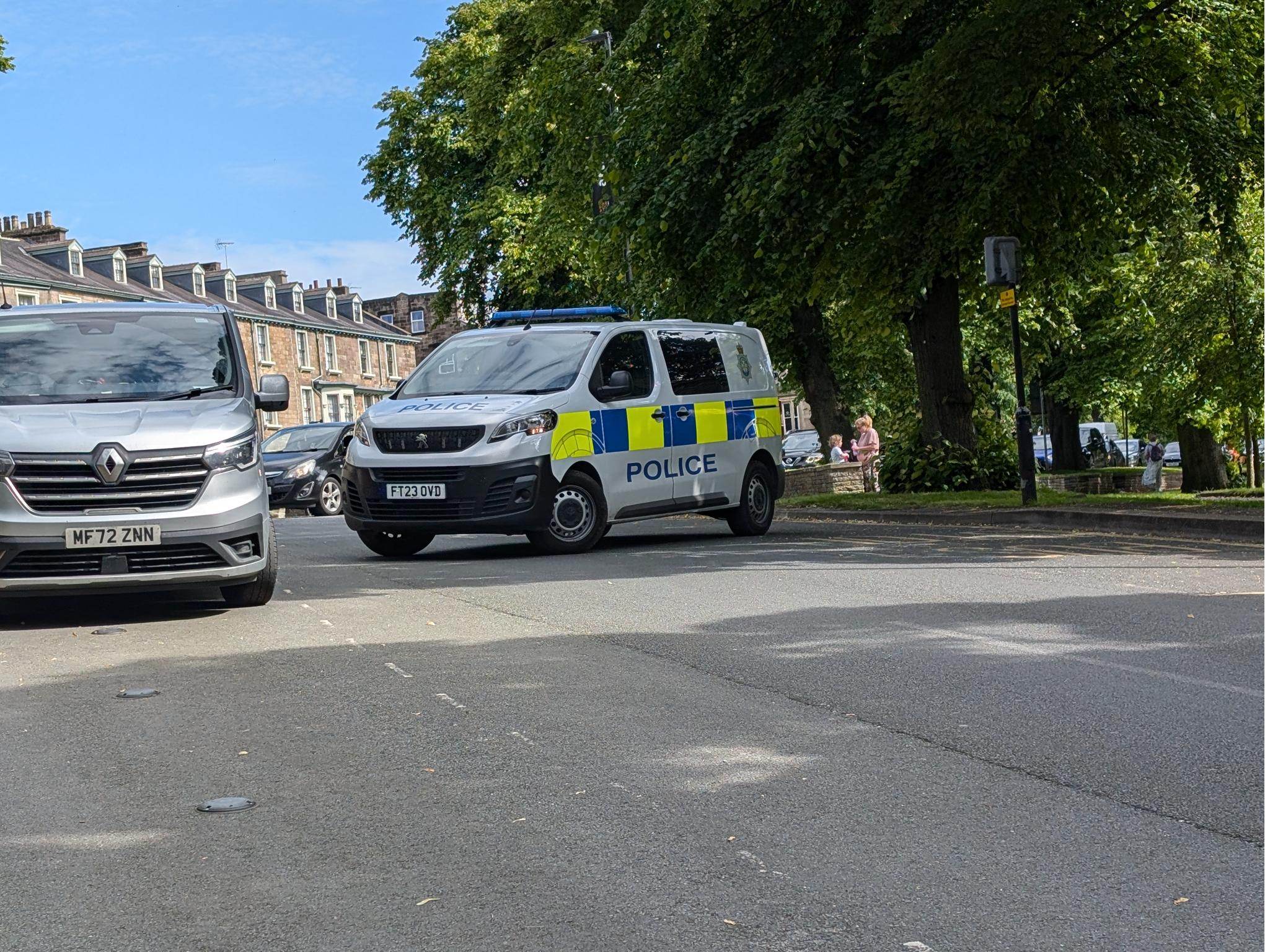 Firefighters tackle blaze in Harrogate's Herald Buildings
