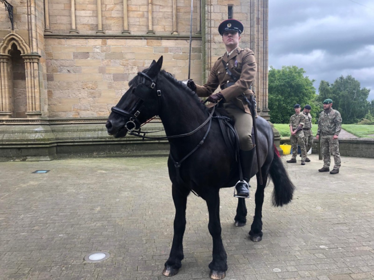 Royal Engineers march to commemorate 75th anniversary of freedom of Ripon