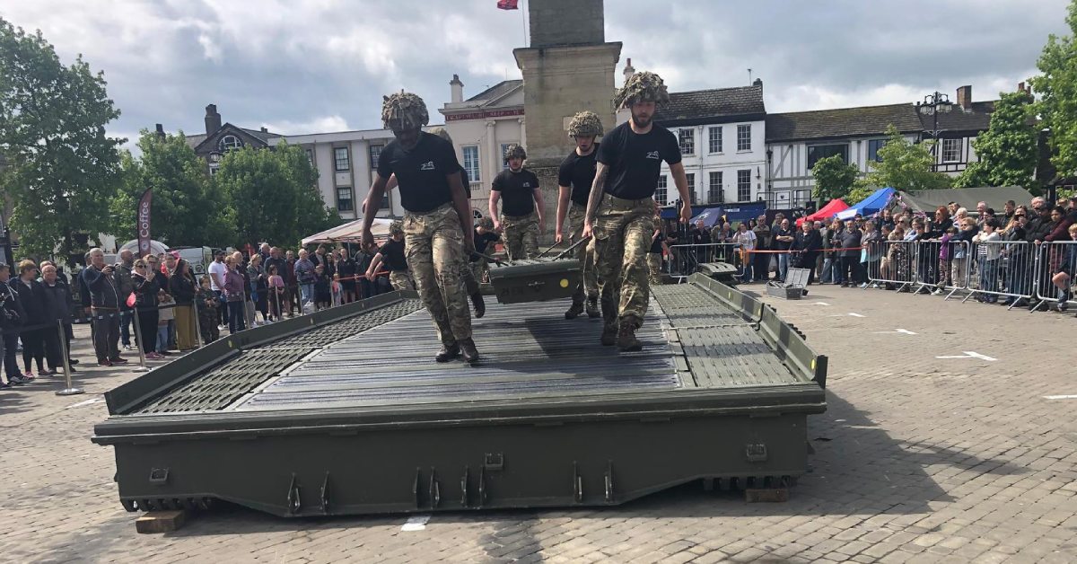 Royal Engineers march to commemorate 75th anniversary of freedom of Ripon