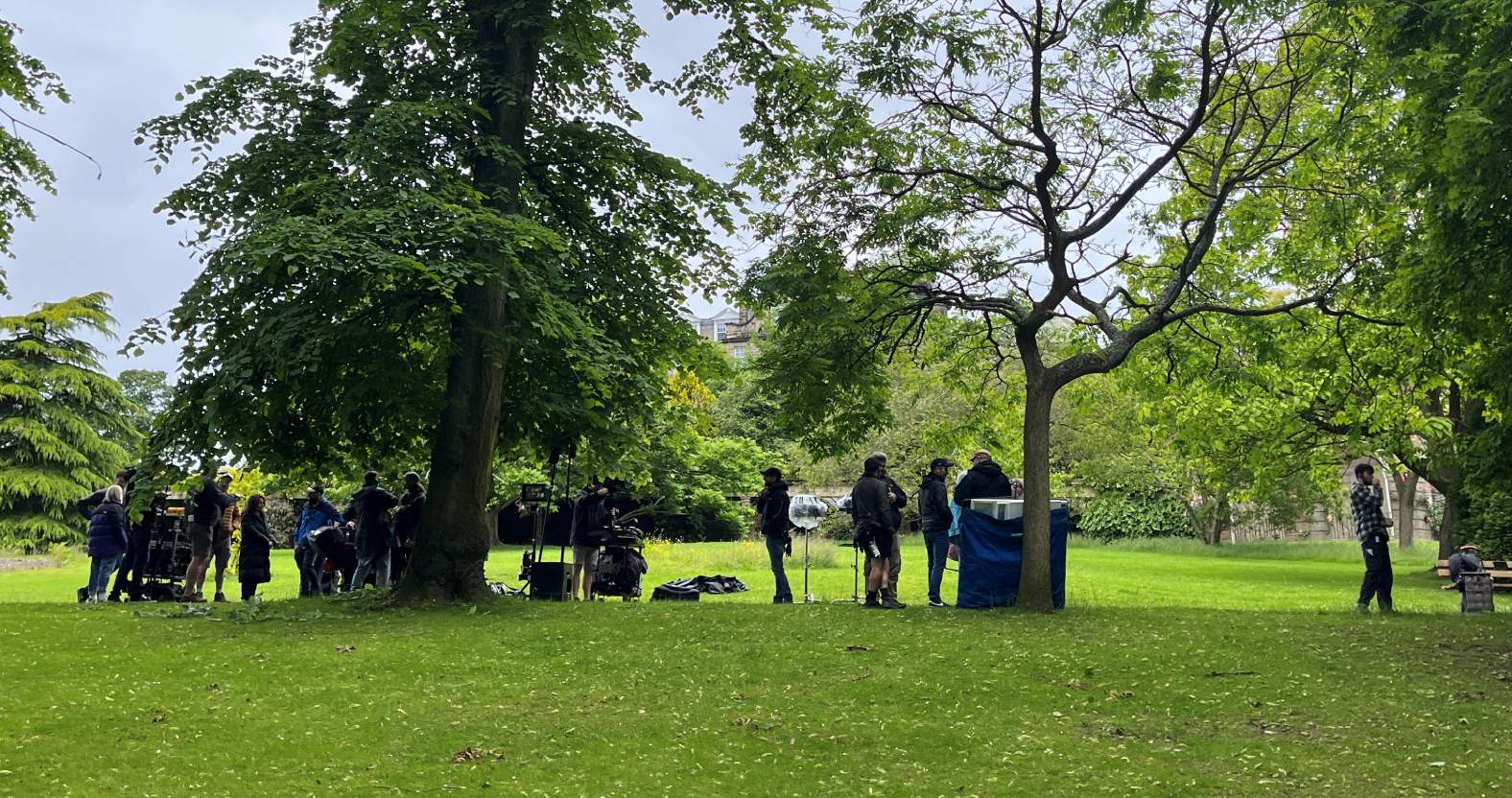 Shooting for rom-com begins in Harrogate's Valley Gardens