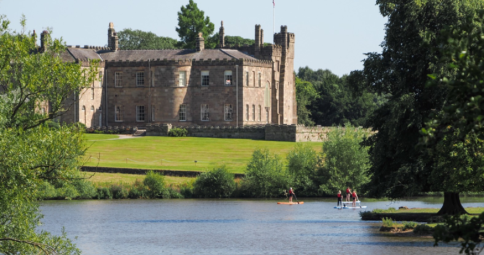 Photo of the week: Ripley Castle and the lake