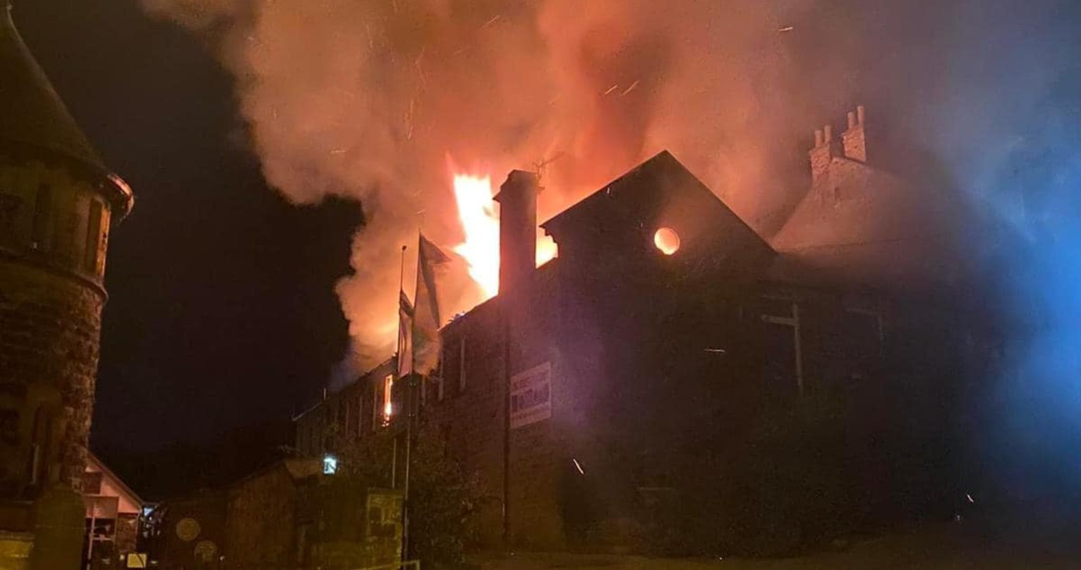 Fire service gives update on major Pateley Bridge blaze