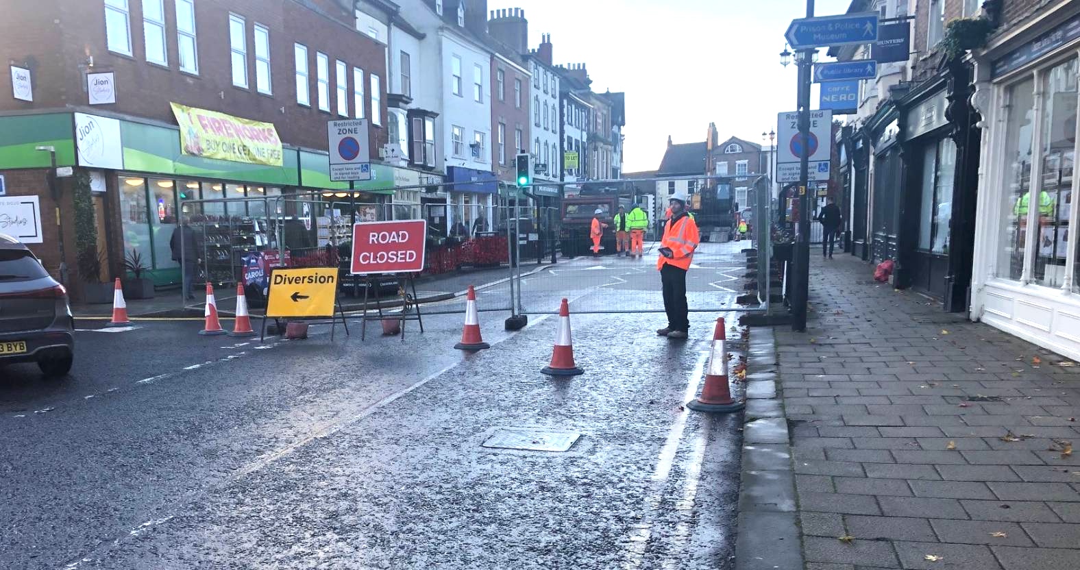 Major roadworks begin in Ripon city centre