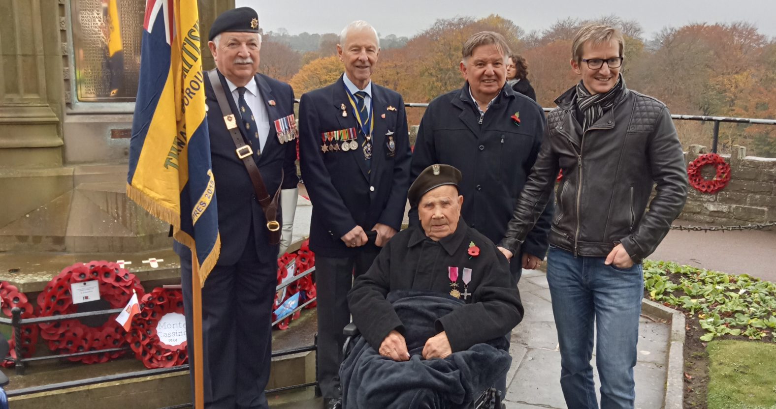 103-year-old veteran attends Knaresborough remembrance service