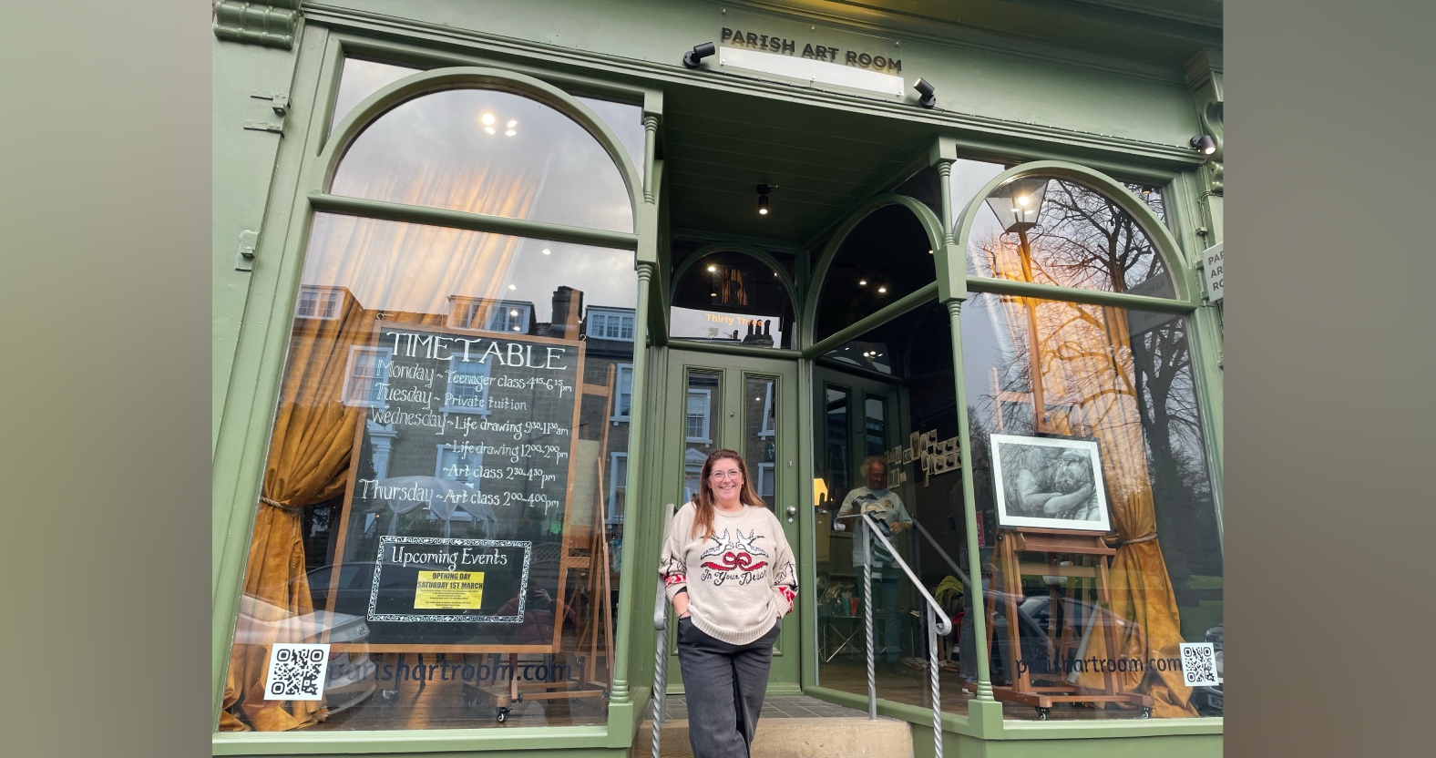 Local art teacher opens new Harrogate studio