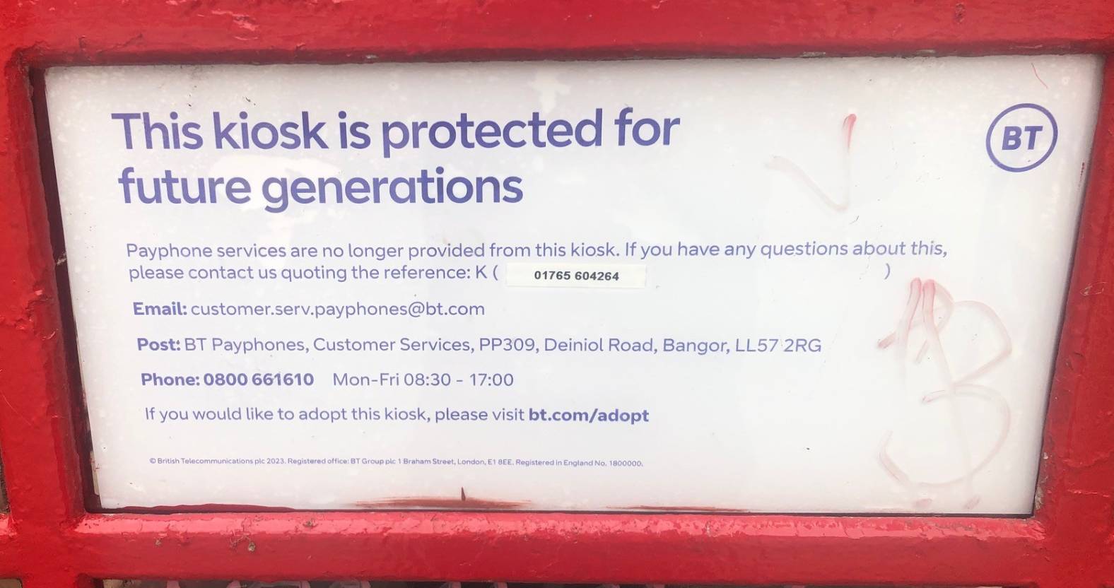 BT disconnects Ripon city centre's final payphone